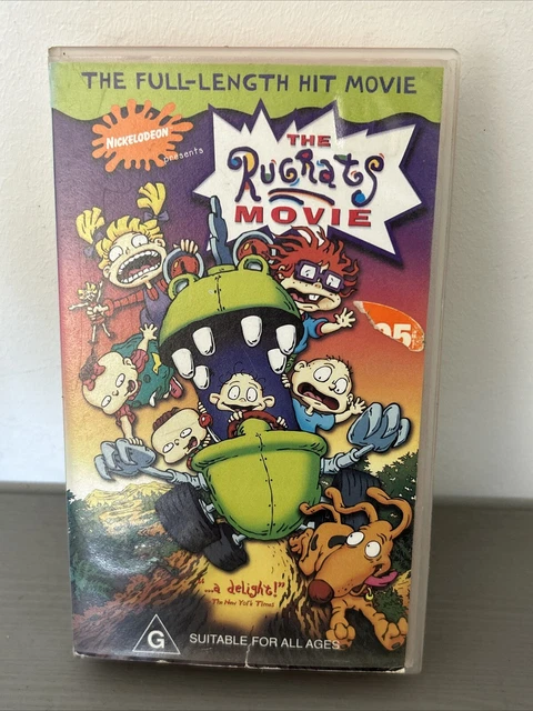 NICKELODEON THE RUGRATS Movie Vhs Video Tape Full Length Hit Movie ...