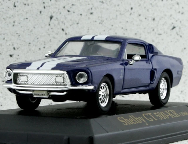 FORD SHELBY MUSTANG GT 500-KR - 1968 - bluemetallic - YATMING 1:43 EUR 11,90 - PicClick DE