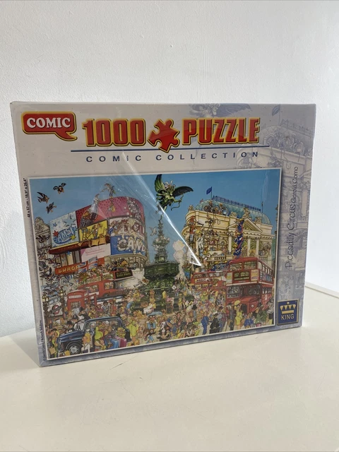 1000 PIECE JIGSAW Puzzle - Comic Piccadilly Circus London England 05082 ...