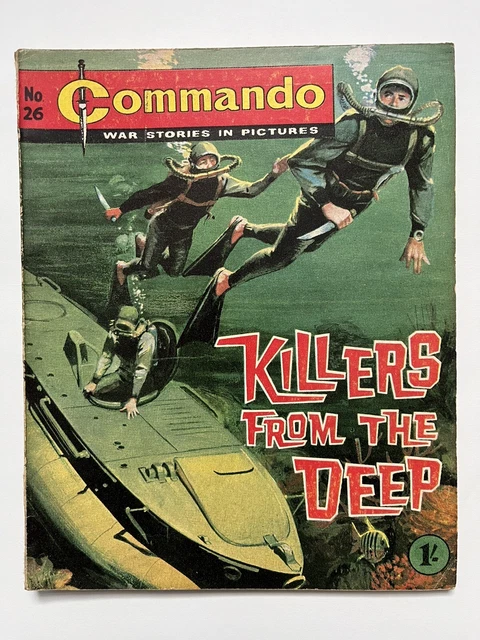 Commando War Stories In Pictures Comics No 26 Killers From The Deep 7857
