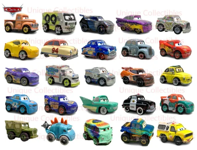 DISNEY PIXAR CARS Mini Racers Loose Lightning McQueen Mater YOU CHOOSE ...