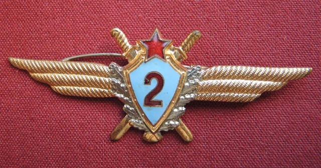 USSR ORIGINAL SIGN 1966/2nd Class Badge Air Force Pilot/vintage Soviet ...
