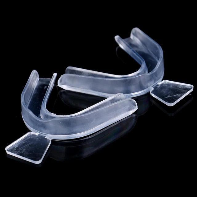 10X SILICONE NIGHT Mouth Guard Clenching Grinding Dental Bite SleI YP ...