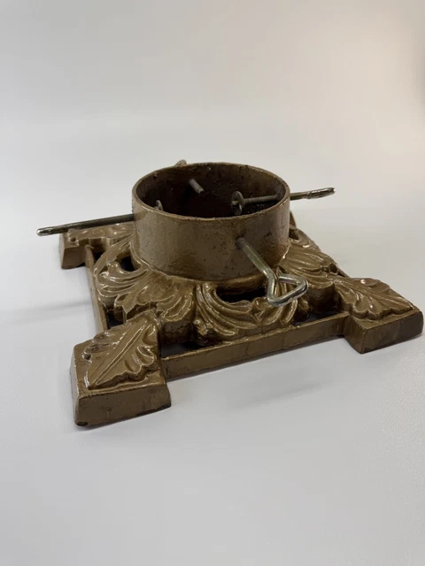 ANTIQUE CAST IRON Christmas Tree Stand 1920-30s Atlantic Foundry. £222. ...