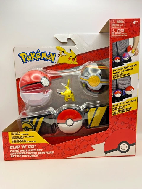POKÉMON - PIKACHU Clip 'N' Go Poke Ball Belt Set *Luxury Ball* £19.95 ...