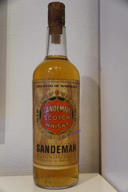 ANCIEN SCOTCH WHISKY SANDEMAN 1950-1960 's bouteille 75cl Ecosse ...