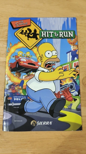 THE SIMPSONS HIT & Run PC Instruction Manual *Free P&P* £6.50 - PicClick UK
