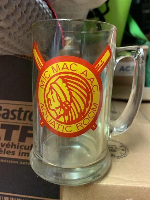 VINTAGE MIC MAC Aac Aquatic Room Drinking Glass Look Pictures $26.70 ...
