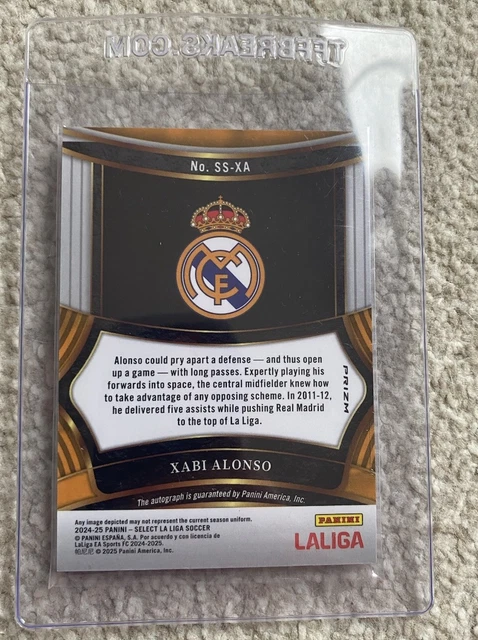 2024-25 PANINI LA Liga Xabi Alonso Autographed Card - Near Mint - Real ...