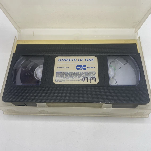 STREETS OF FIRE - VHS video tape cassette £6.95 - PicClick UK