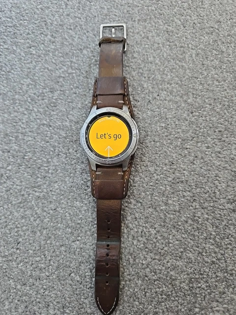 SAMSUNG GALAXY WATCH 44mm SM-R805F Smartwatch 4G Wi-Fi *read ...