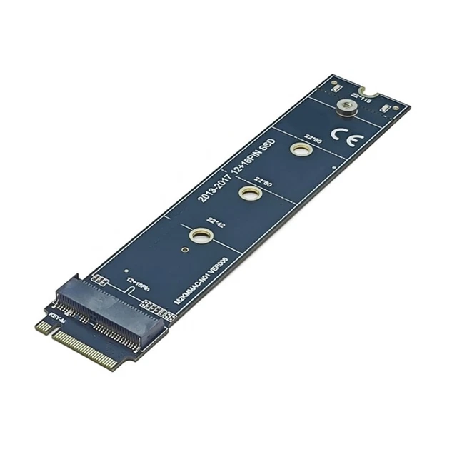 12+6PIN SSDS TO M.2 Key M NVME Risers Card Adapter 22110 for SSDs ...