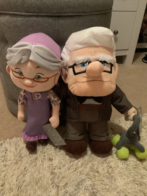 DISNEY STORE PIXAR Up Carl and Ellie Plush Soft Toy £85.00 - PicClick UK