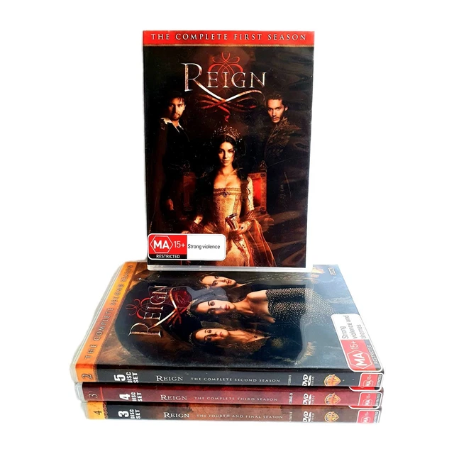 REIGN COMPLETE SERIES Seasons 1-4 DVD Historical Medieval Drama, Region ...