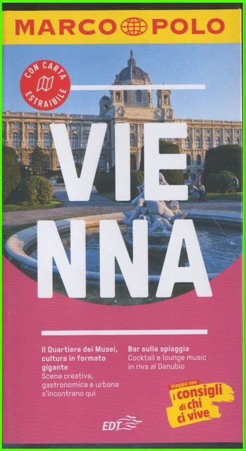 VIENNA MARCO POLO guida ITA viaggio turistica-mappa atlante stradale ...
