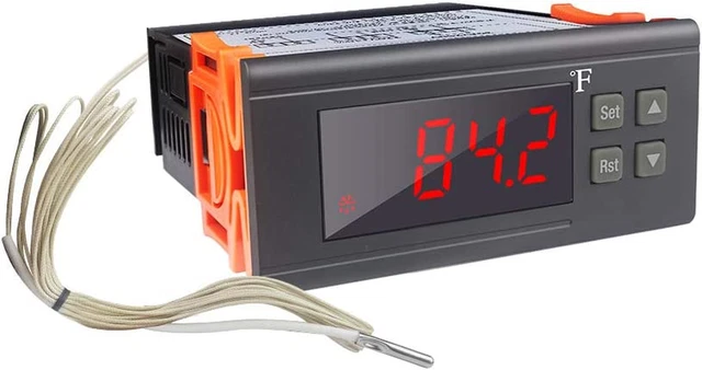 KT8230 DIGITAL TEMPERATURE Controller Thermostat Regulator 120VAC 30A ...