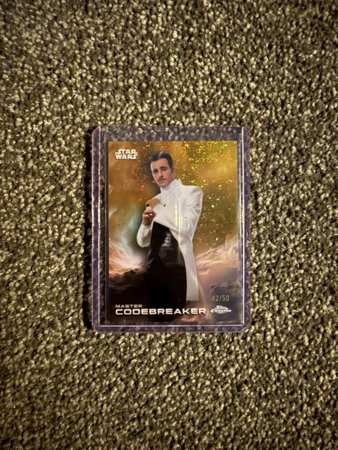TOPPS CHROME STAR Wars 2025 Master Codebreaker /50 gold speckle snoke £ ...