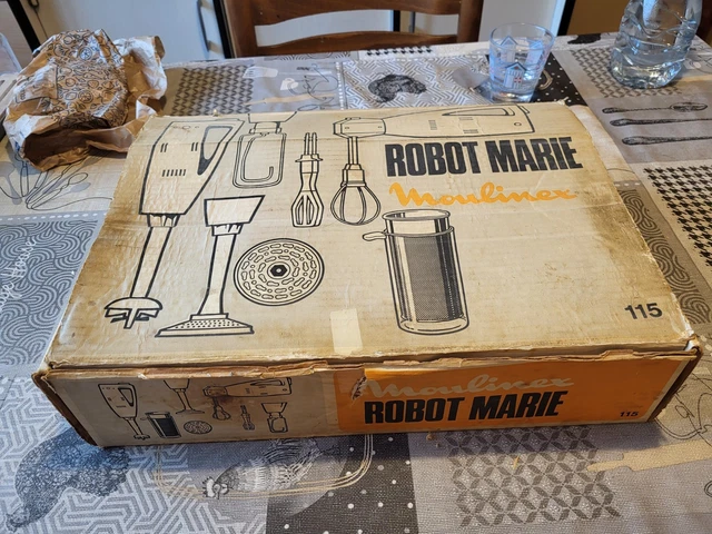 MOULINEX ROBOT DE Cuisine Marie 69 VINTAGE complet et fonctionne années ...