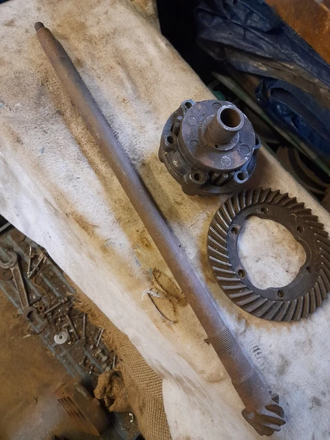 AUSTIN 7 CROWN Wheel And Pinion + Diff Carrier. 4.25 Ratio. Suits Box ...