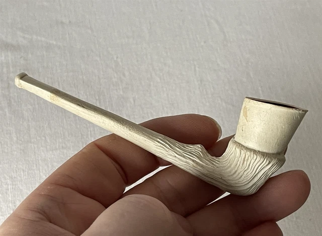 VINTAGE COMPLETE 11CM Long Clay Pipe Cutty Bowl Horse Hoof Design #127 ...