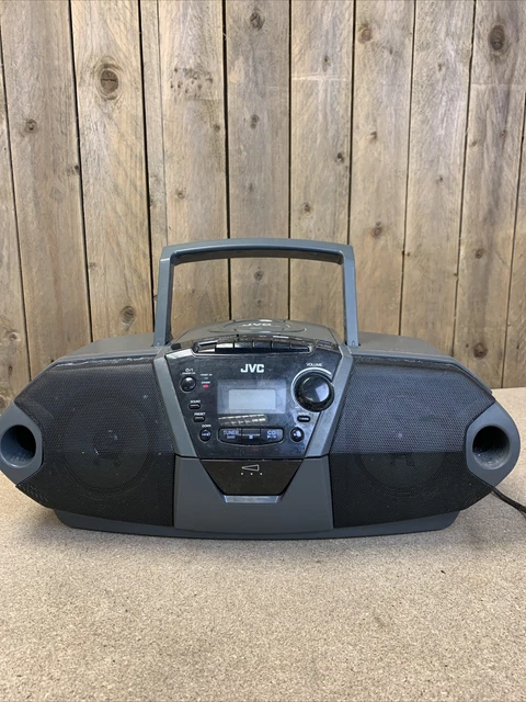 JVC RC-QN1BK STEREO Boombox Portable System Tape Cd Radio £33.30 - PicClick UK