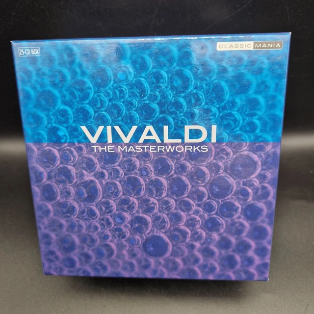 ANTONIO VIVALDI - The Masterworks 25 CD Classical Music Box Set Four ...
