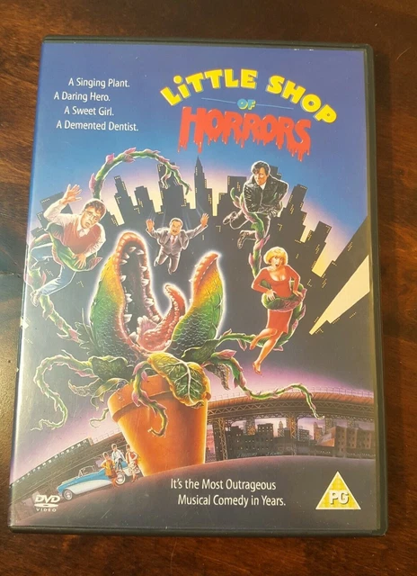 LITTLE SHOP OF Horrors DVD 1986 Musical - Dark Comedy Horror ...
