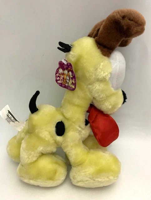 VINTAGE ODIE GARFIELD Soft Toy Plush Play By Play Paws with Tag 8" With ...