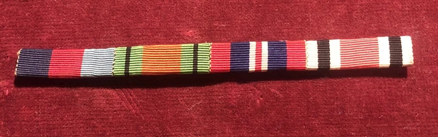WW2 BRITISH MEDAL Ribbons 1939-1945 Star, Defence, War & Special ...