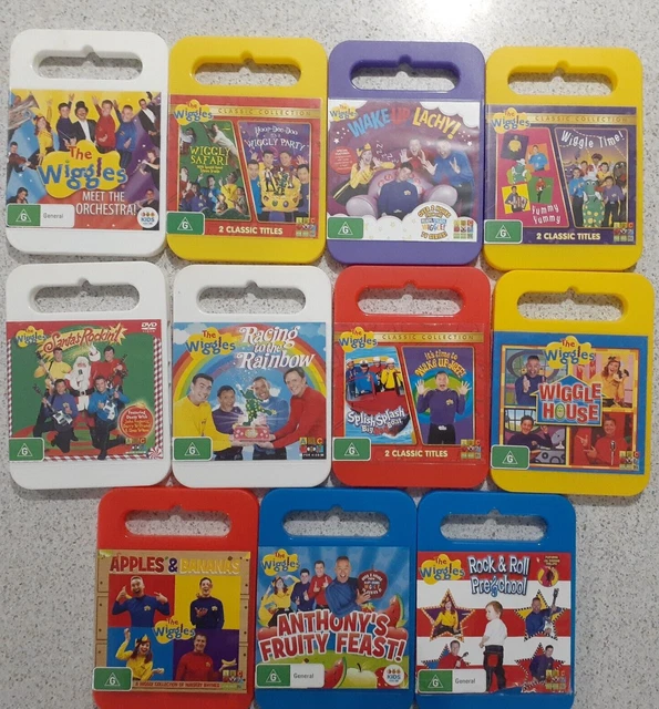 WIGGLES DVD Collection Of 11 DVD's 14 Titles - region 4 DVD's $45.30 ...