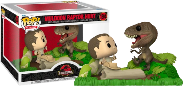 JURASSIC PARK - Muldoon Raptor Hunt US Exclusive Pop! Moment [RS]-Funko ...