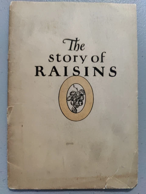 *EXTRÊMEMENT RARE* L'HISTOIRE des raisins secs par Mme Belle De Graf, PB, Sunmaid Raisin EUR 481 ...