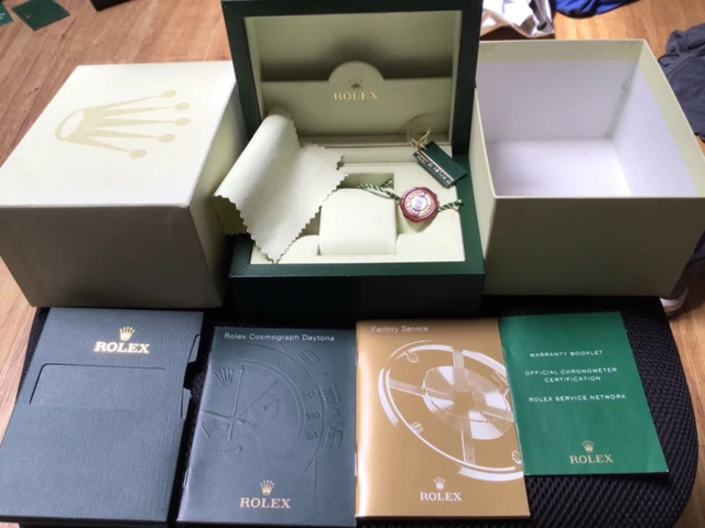 ROLEX DAYTONA BOXSET Completo Con Libretti Ed Etichette, 100% Autentico ...
