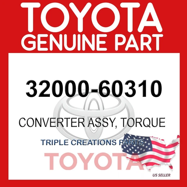 GENUINE TOYOTA 32000-60310 CONVERTER ASSY, TORQUE 3200060310 OEM EUR 1. ...