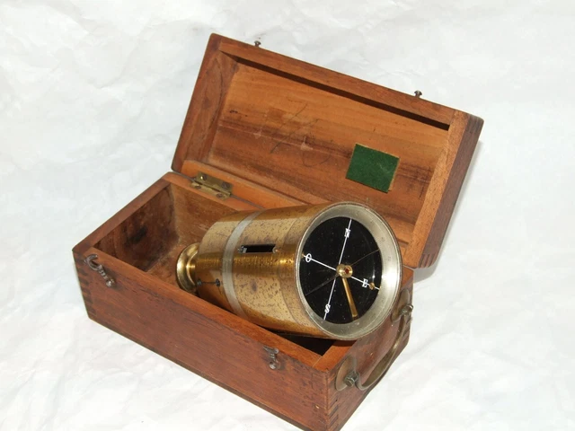 PANTOMETRE À BOUSSOLE en COFFRET / GEOMETRE / ARPENTEUR EUR 65,00 ...