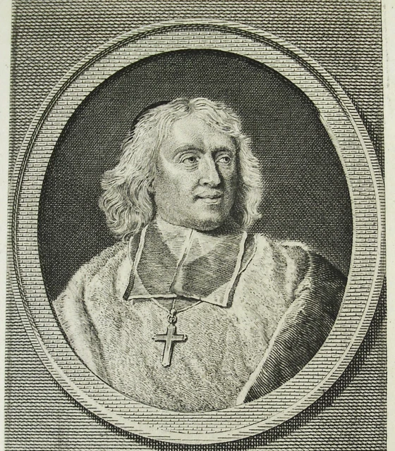 ANTIQUE PRINT JACQUES-BÉNIGNE Bossuet Aigle de Meaux c1797 gravure ...