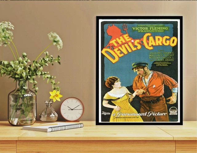 A3 FRAME THE Devil's Cargo 1927 Theatrical Film Release Poster Fine Art Print £17.33 - PicClick UK