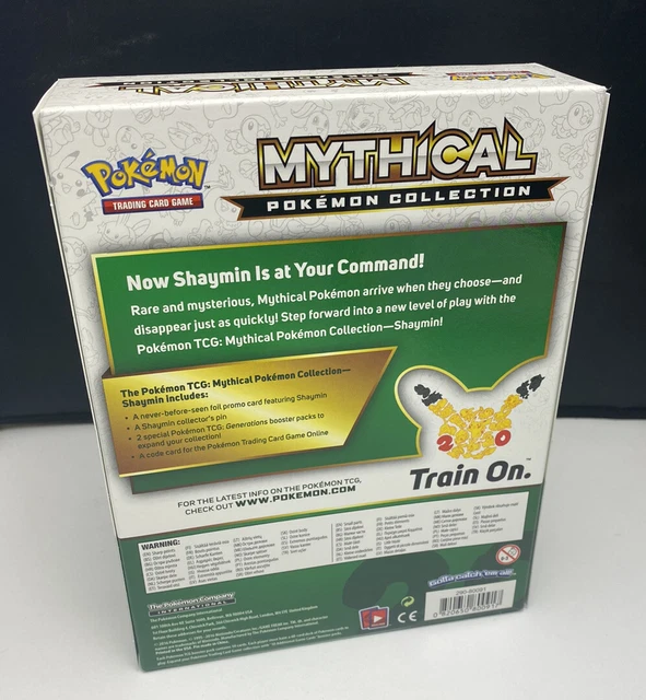 POKEMON TCG MYTHICAL Collection Shaymin Box Set Generations Sealed £124 ...