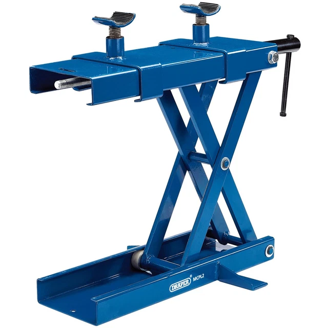 DRAPER MOTORCYCLE FRAME Scissor Lift/Floor With Two Sliding U Shaped ...