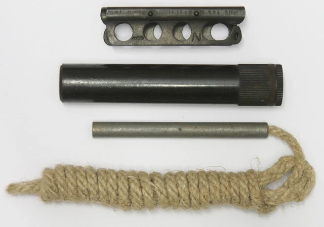 WW2 BRITISH ARMY Lee Enfield Pull Through, Oil Bottle 303 Stripper ...