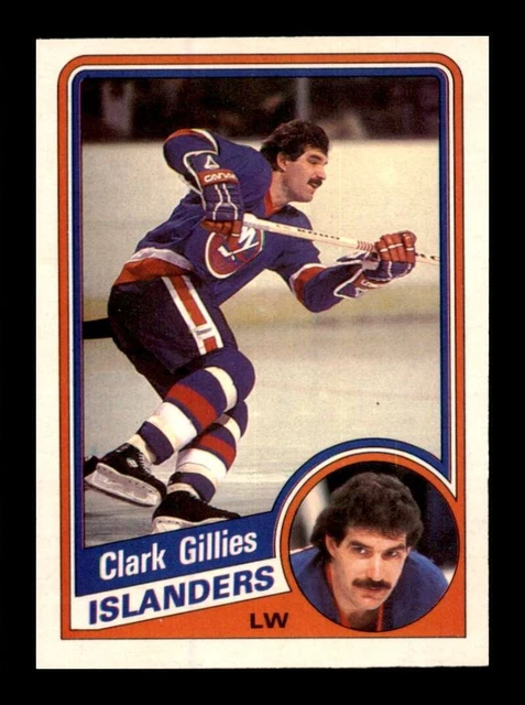 1984-85 O-PEE-CHEE CLARK Gillies #126 Islanders de New York comme neuf ...