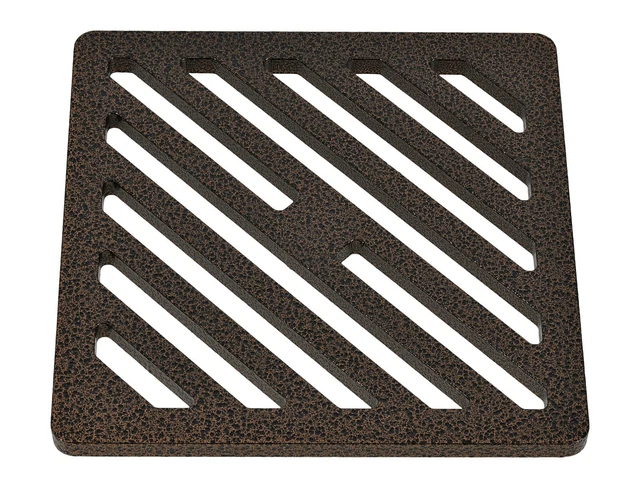 200MM 20CM 8& Square Antique copper drain cover gully grid grate powder ...