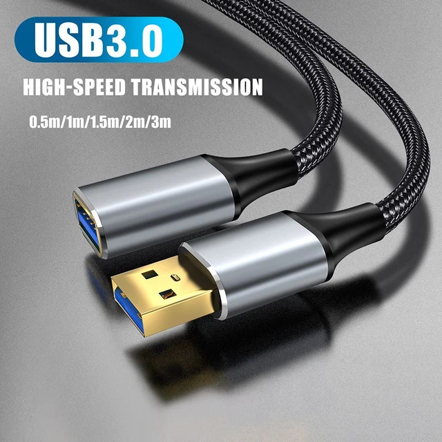 LAPTOP KEYBOARD DATA Cord OTG Adapter Male to Female USB 3.0 Extension ...