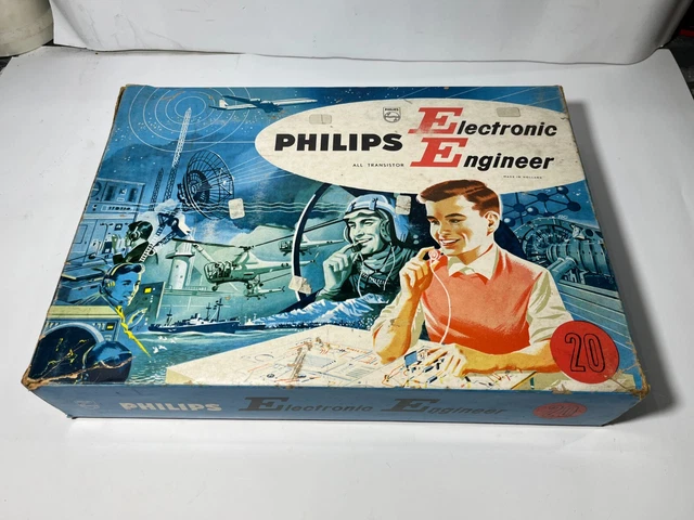 PHILIPS ELECTRONIC ENGINEER 20 60'S Educational Game Kit £40.16 ...
