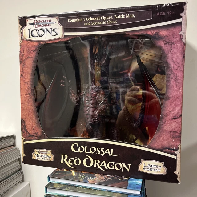 COLOSSAL RED DRAGON - Dungeons & Dragons Icons Miniature - Limited ...