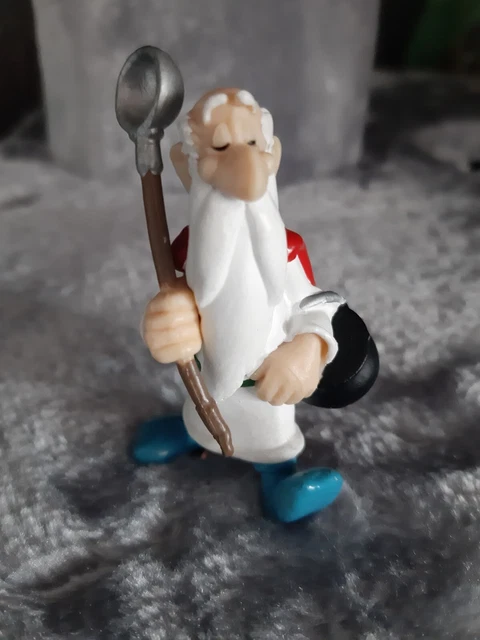 FIGURINE ASTÉRIX- PANORAMIX avec chaudron et louche - Plastoy 1997 EUR ...