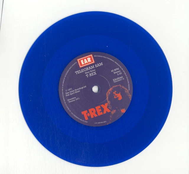 (MARC BOLAN) T.REX - Telegram Sam - 7" Vinyl Single (Blue) £7.58 ...