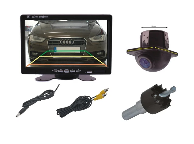 FUNDACIÓN CÁMARA MARCHA Atrás CM318 & 7" Monitor Apto para Mitsubishi ...