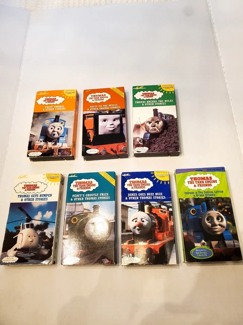 THOMAS THE TANK Engine & Friends Vhs Tapes lot 7 Kids Children Family ...