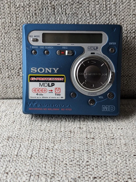 SONY MZ-R700 MD Recorder MiniDisc Walkman MEGA BASS. Blue. Work. $158.88 - PicClick CA